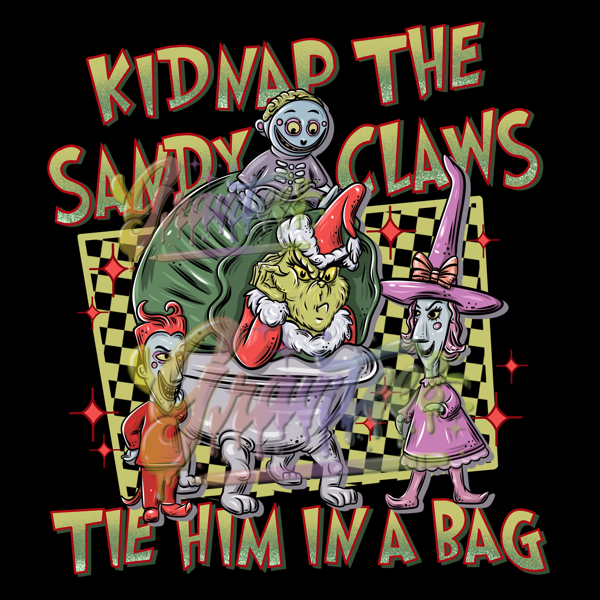 Sandy Claws Png, Lock Shock Barrel Clipart, Trendy Christmas Clipart f ...